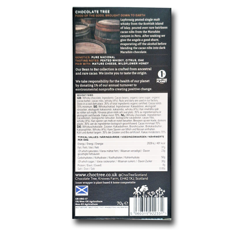 Whisky Nibs (70g) – Cult de Choco