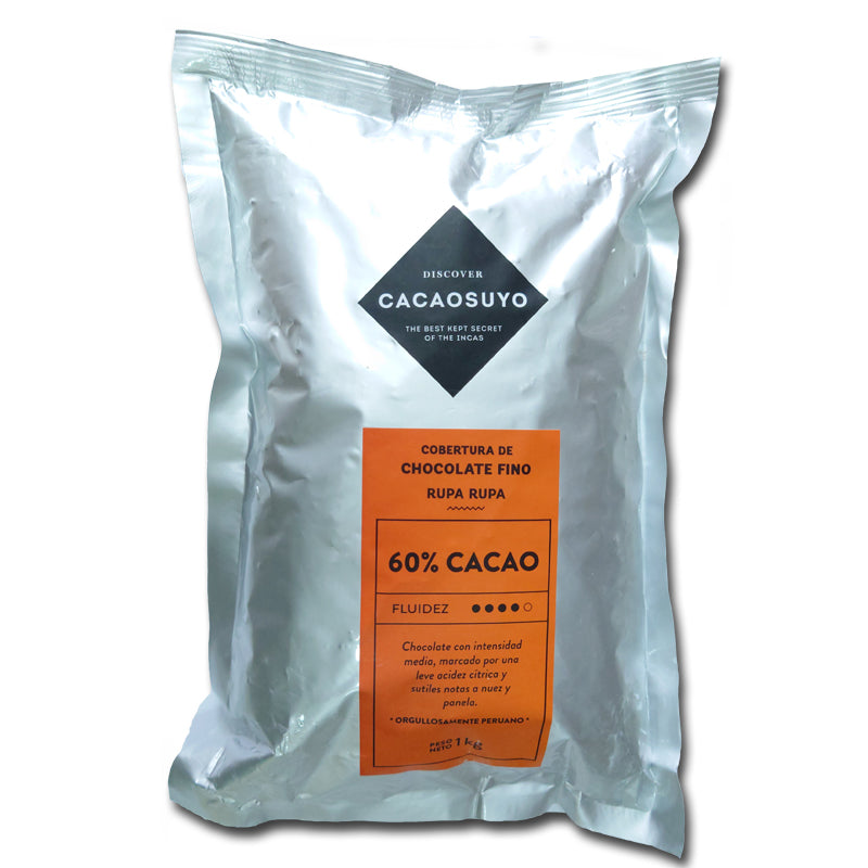 Rupa Rupa dark chocolate couverture 60% (1 kg) – Cult de Choco